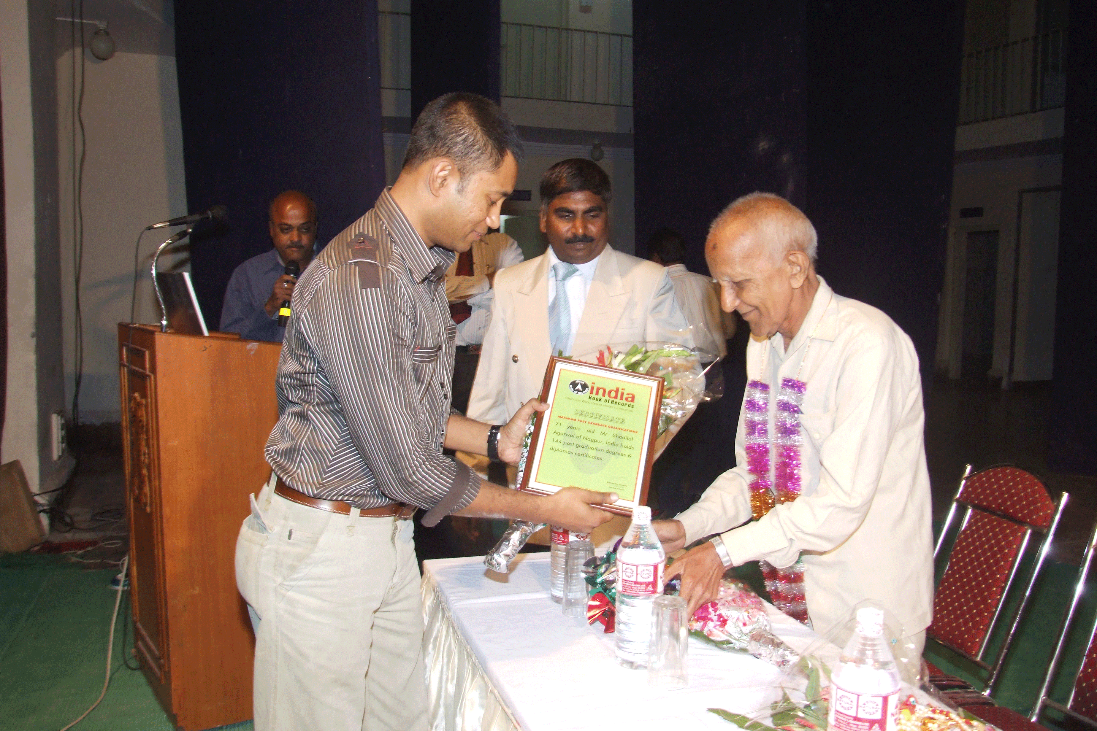 The Maximum Post Graduate Certificates. - India Book of Records