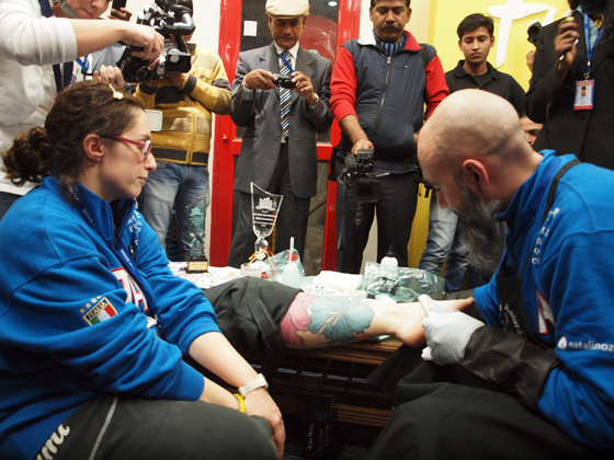 Most Tattoos Made In 5 Minutes India Book Of Records