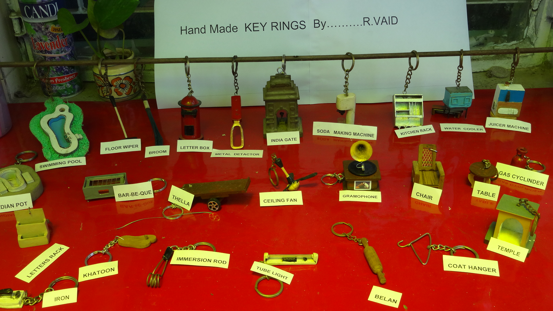 LARGEST COLLECTION OF SELF MADE KEYRINGS - IBR