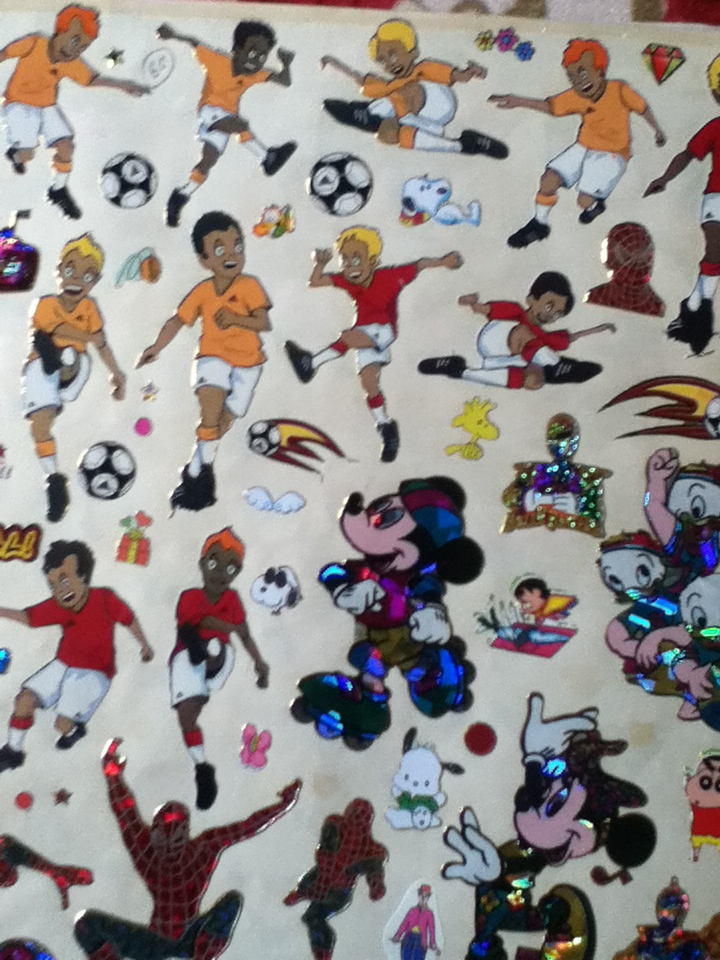 COLLECTION OF VARIOUS TYPES OF STICKERS - India Book of Records