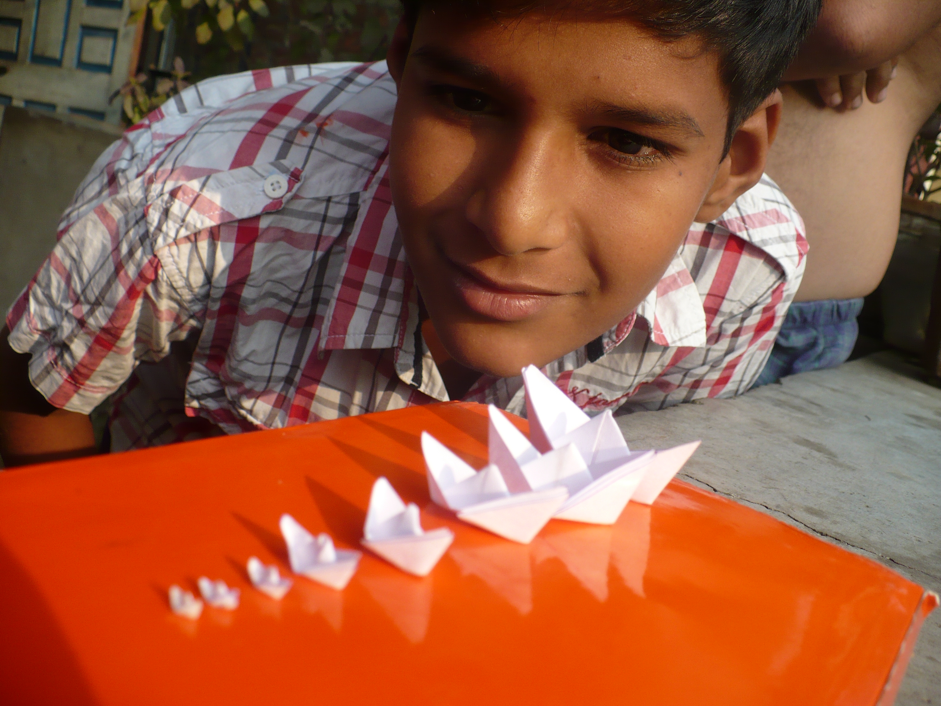 SMALLEST PAPER SHIP - India Book of Records
