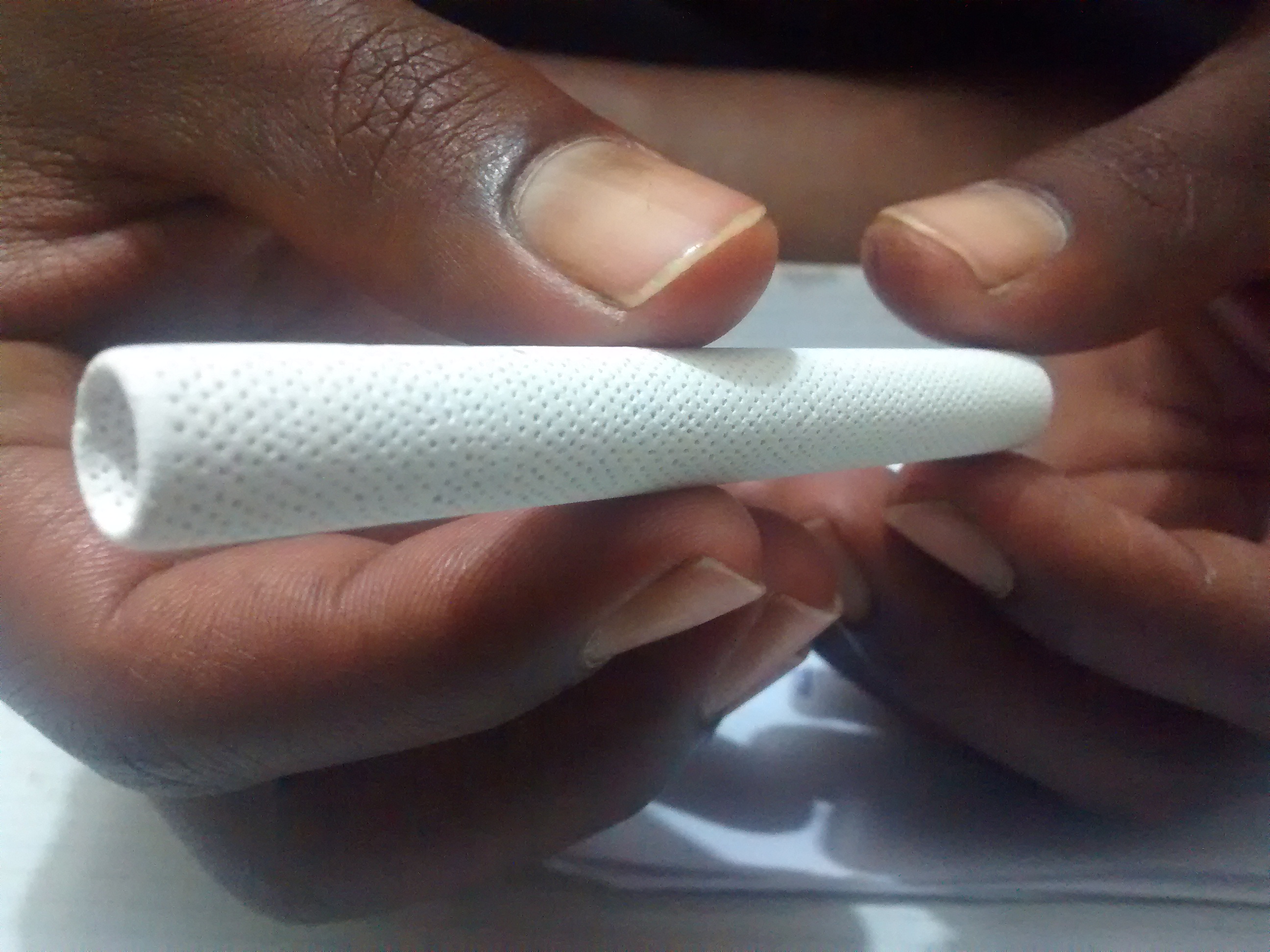 MOST SEE-THROUGH HOLES CARVED IN A SINGLE CHALK - India Book of Records